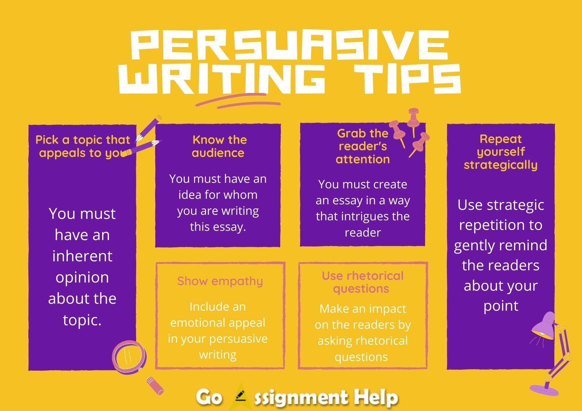 10 Incomparable Persuasive Writing Techniques | GoAssignmentHelp Blog